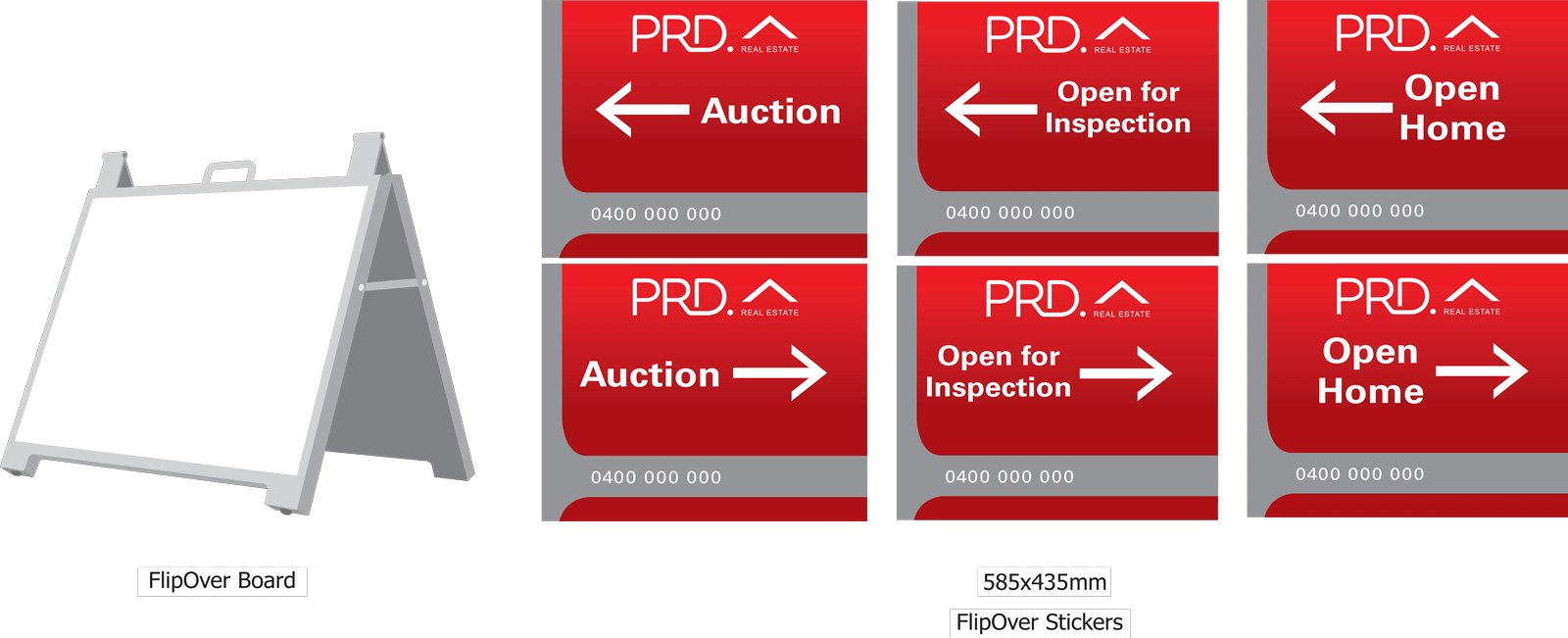 PRD Real Estate Signs - Dirabela Promotions