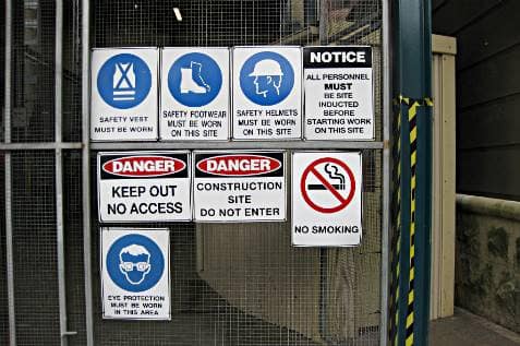 Industrial Awareness and Safety Signage